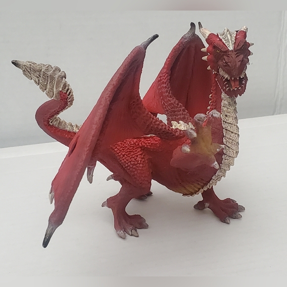 schleich | Toys | Schleich Eldrador Red Dragon Warrior Figure | Poshmark